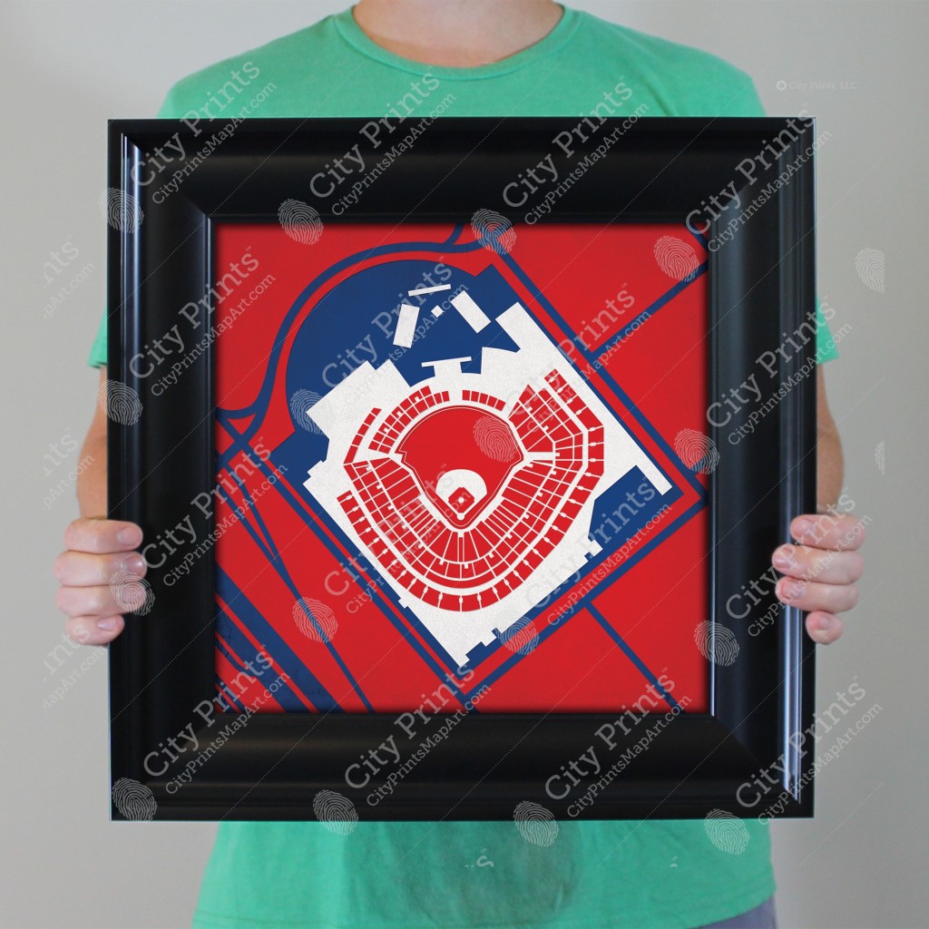 Turner Field Map Art - City Prints