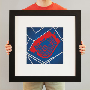 Progressive Field Map Art - City Prints