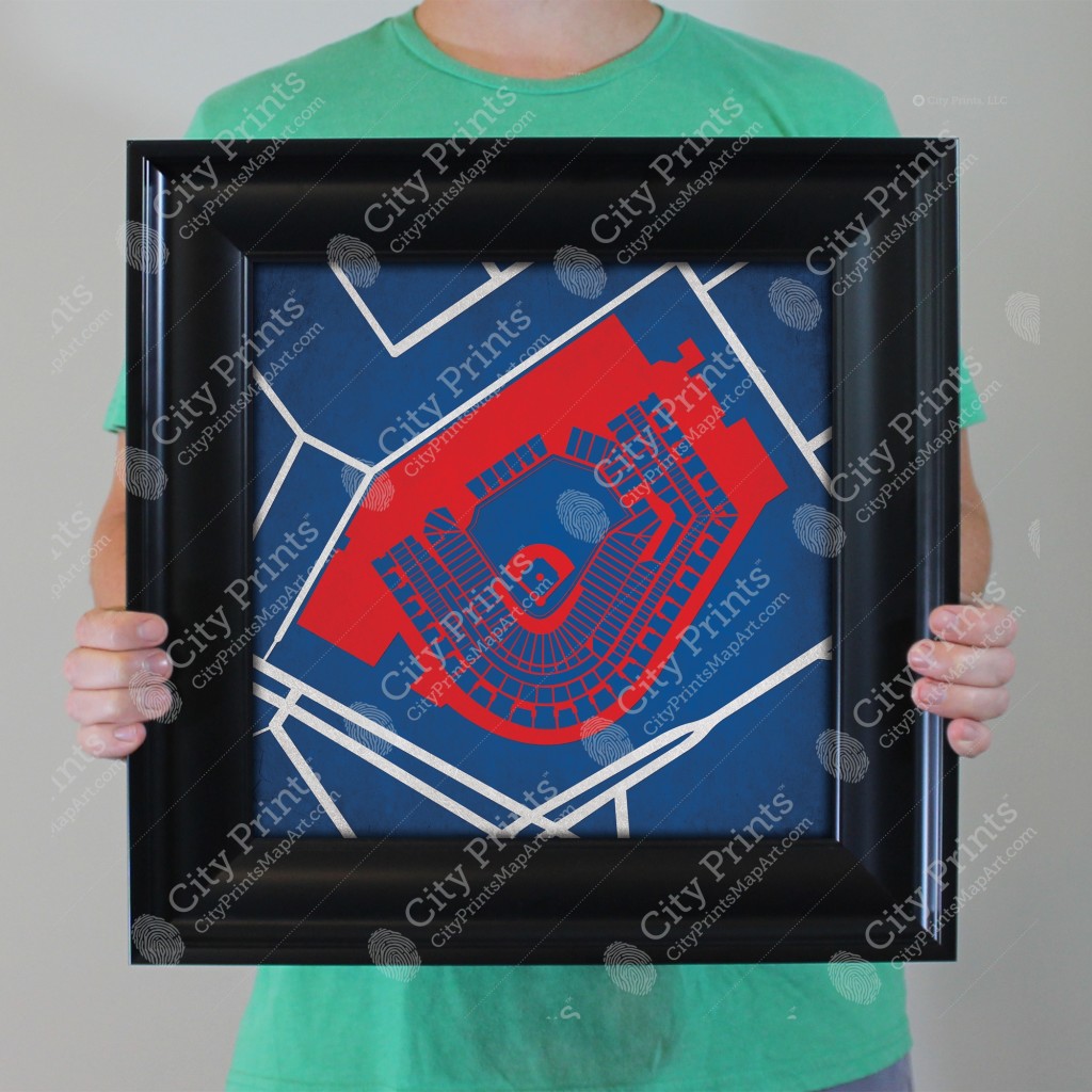 Progressive Field Map Art - City Prints