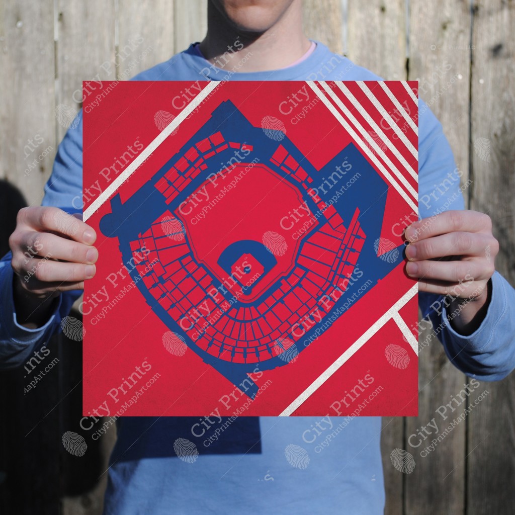 Target Field Map Art - City Prints