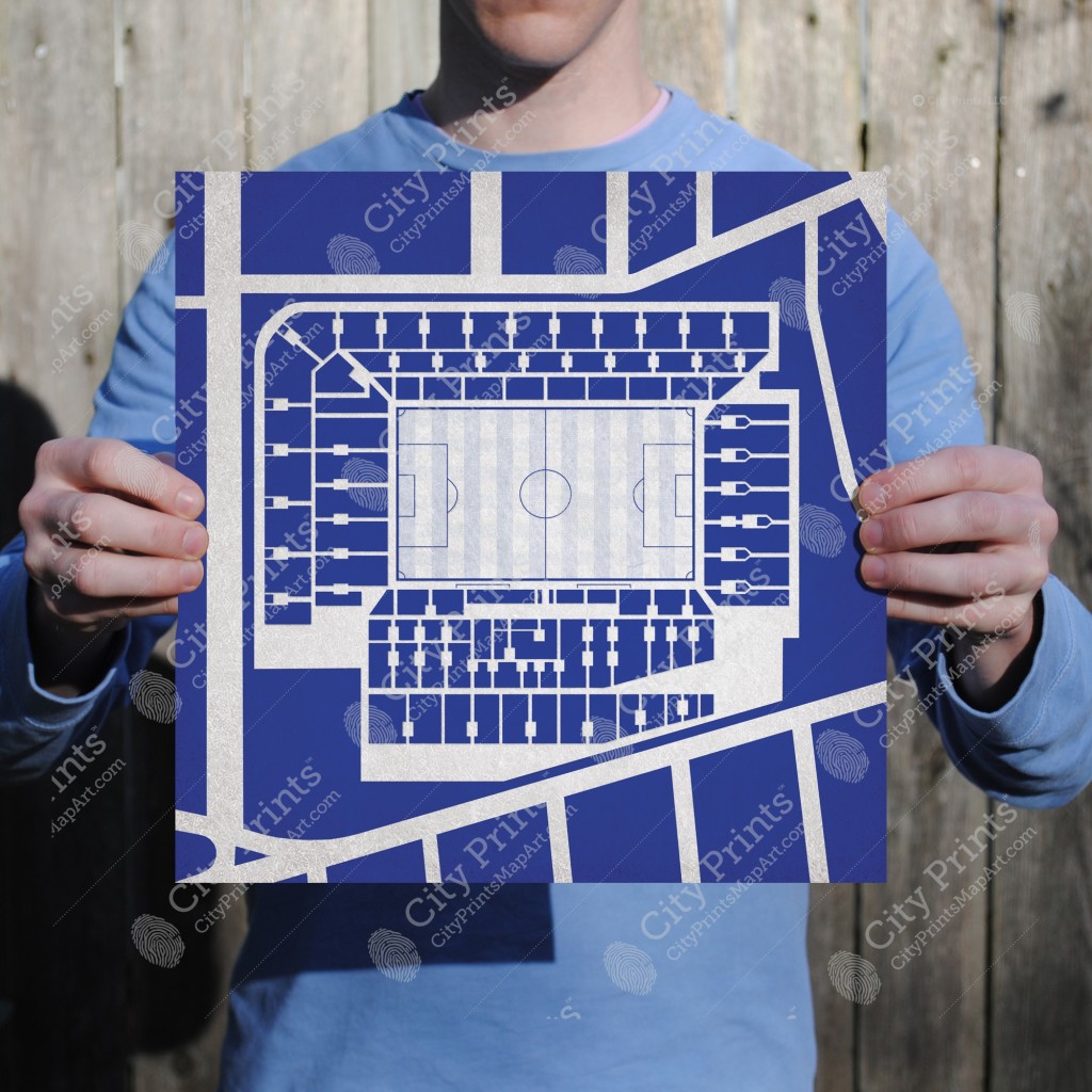 Goodison Park Map Art - City Prints