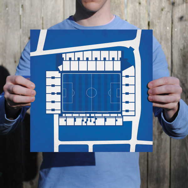 Fratton Park Map Art - City Prints