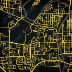 Iowa State University Campus Map Art - City Prints