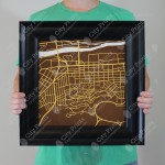 Lehigh University Campus Map Art - City Prints