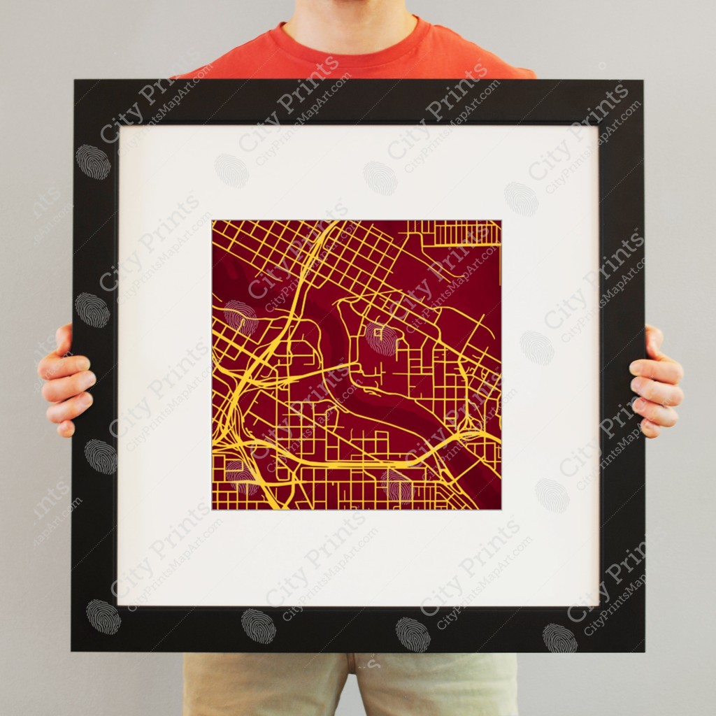 University of Minnesota Campus Map Art - City Prints