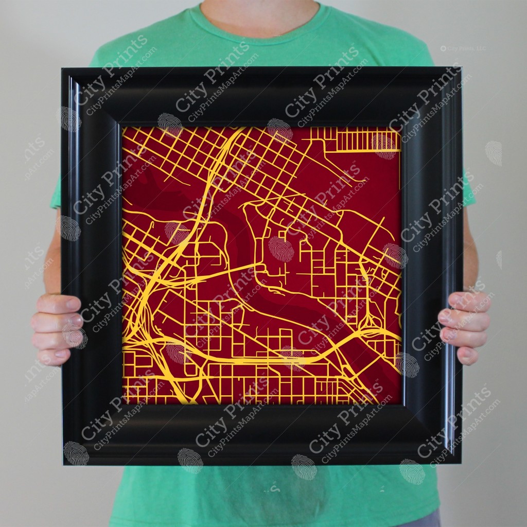 University of Minnesota Campus Map Art - City Prints