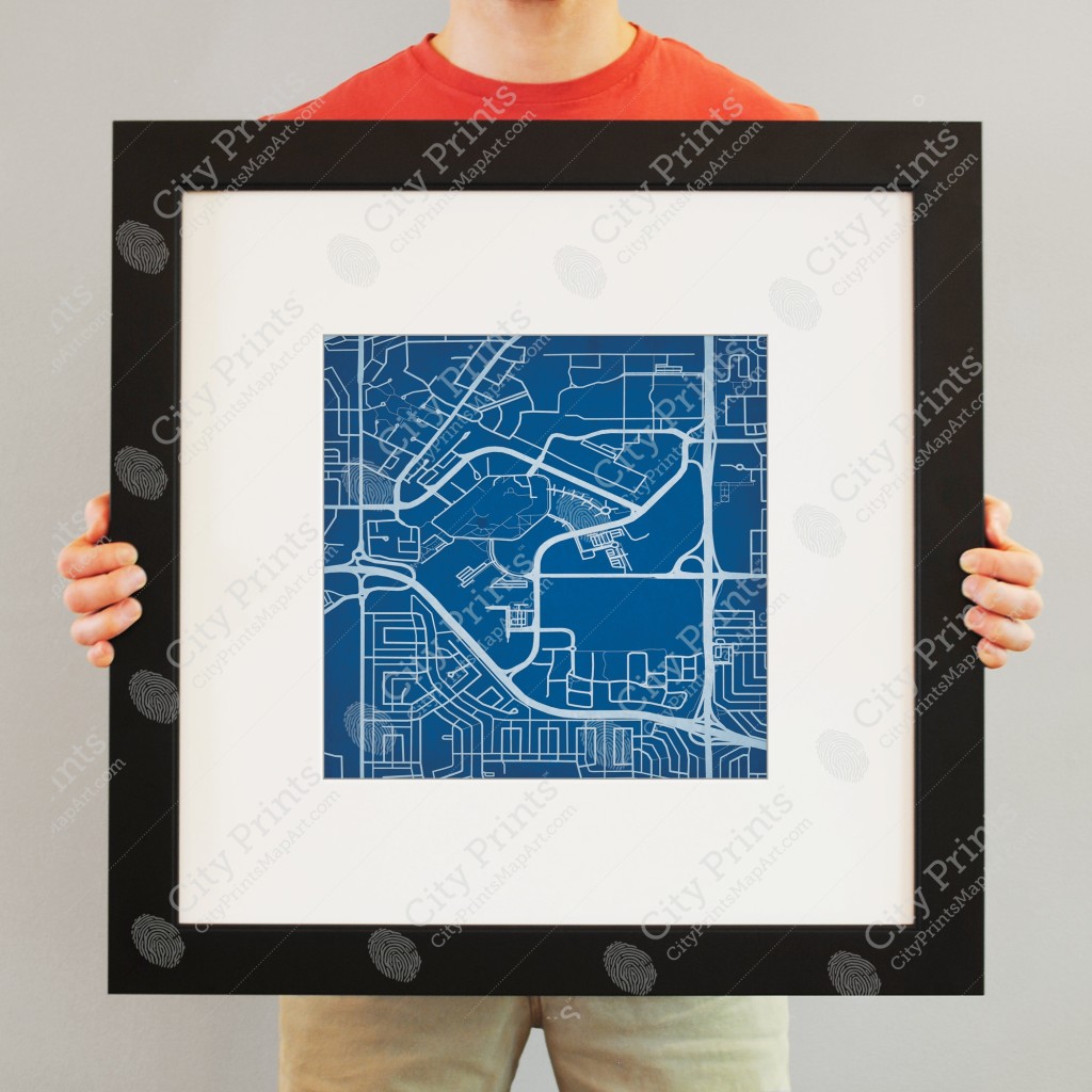 Mount Royal University Campus Map Art - City Prints