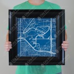 Mount Royal University Campus Map Art - City Prints