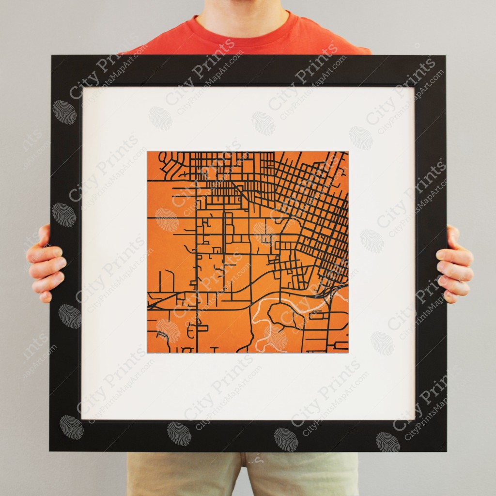 Oregon State University Campus Map Art - City Prints