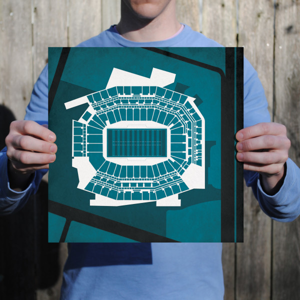 Lincoln Financial Field Map Art - City Prints