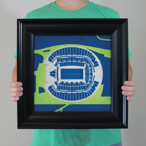 CenturyLink Field Map Art - City Prints