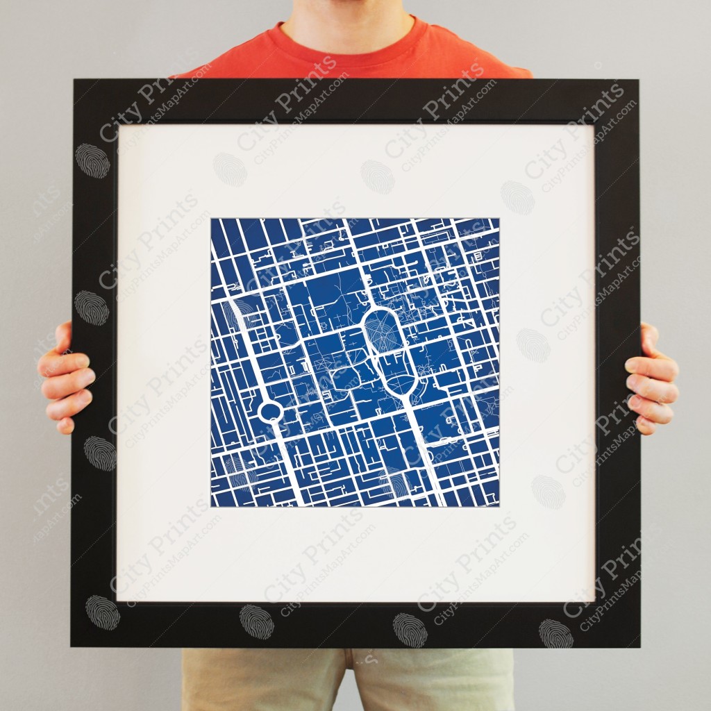 University of Toronto Campus Map Art - City Prints