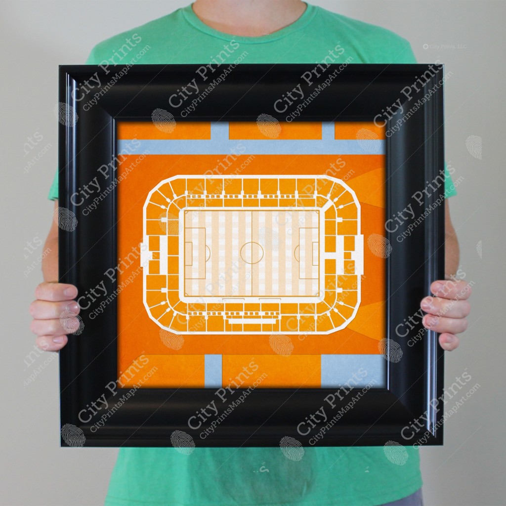 BBVA Compass Stadium Map Art - City Prints