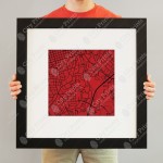 University of Georgia Campus Map Art - City Prints