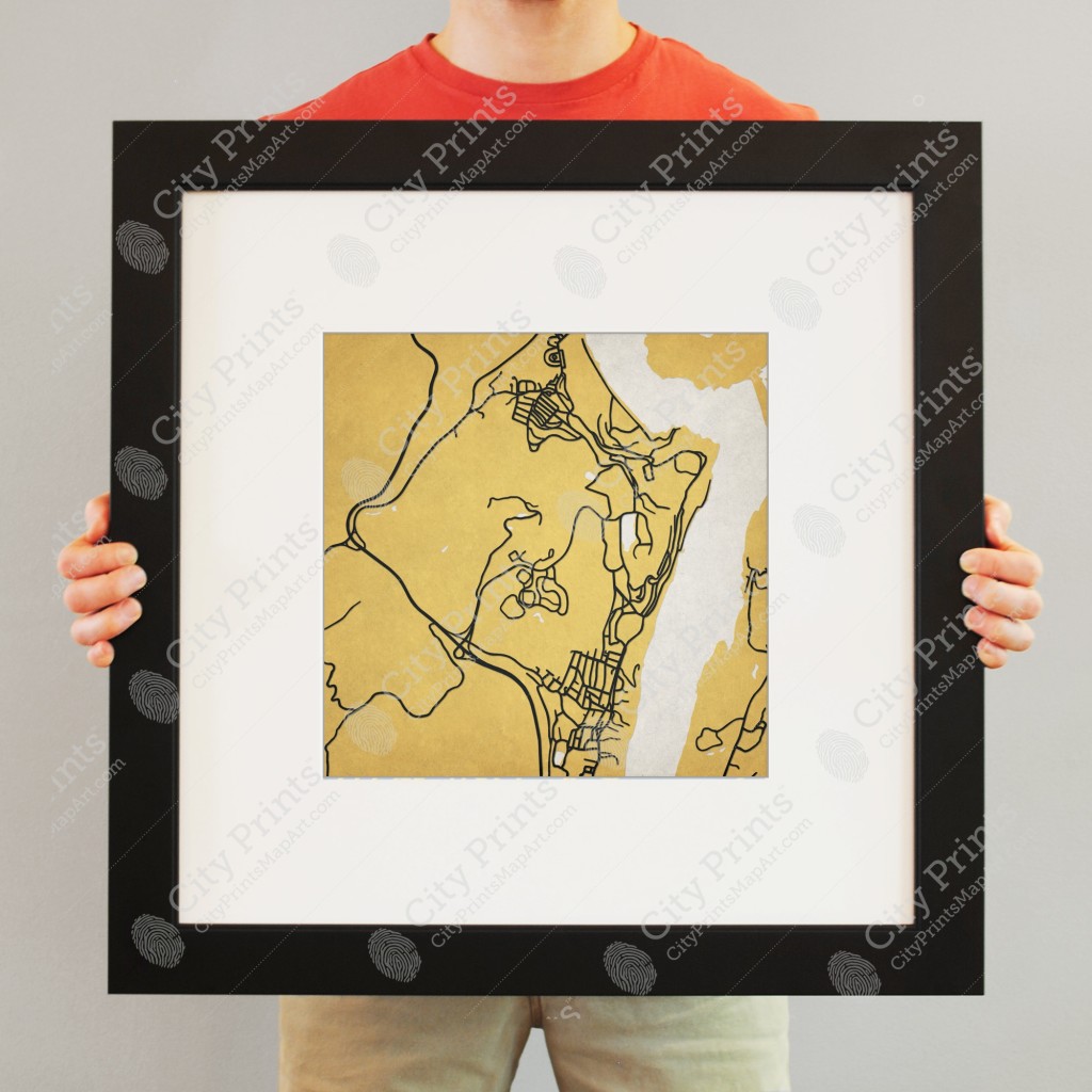 United States Military Academy Campus Map Art - City Prints