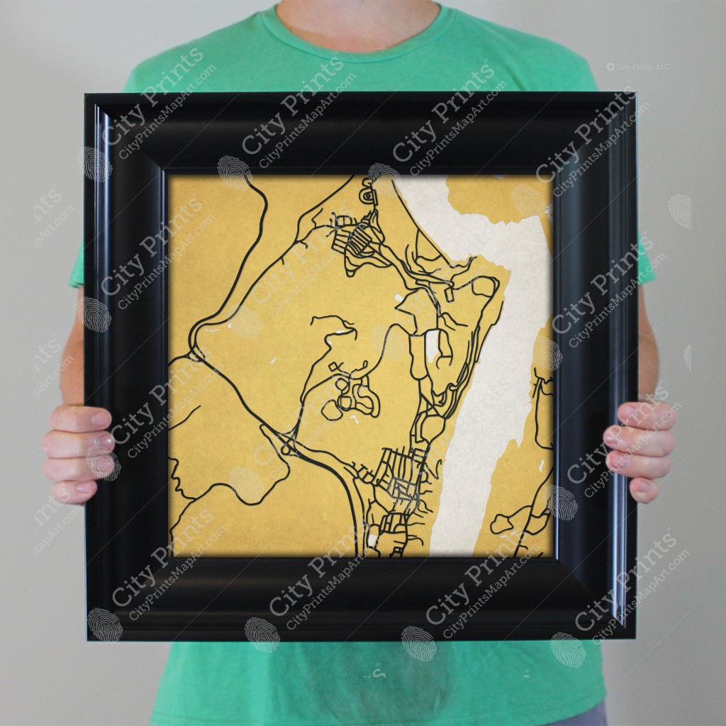 United States Military Academy Campus Map Art - City Prints