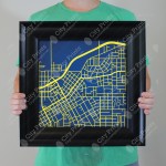 Whitman College Campus Map Art - City Prints