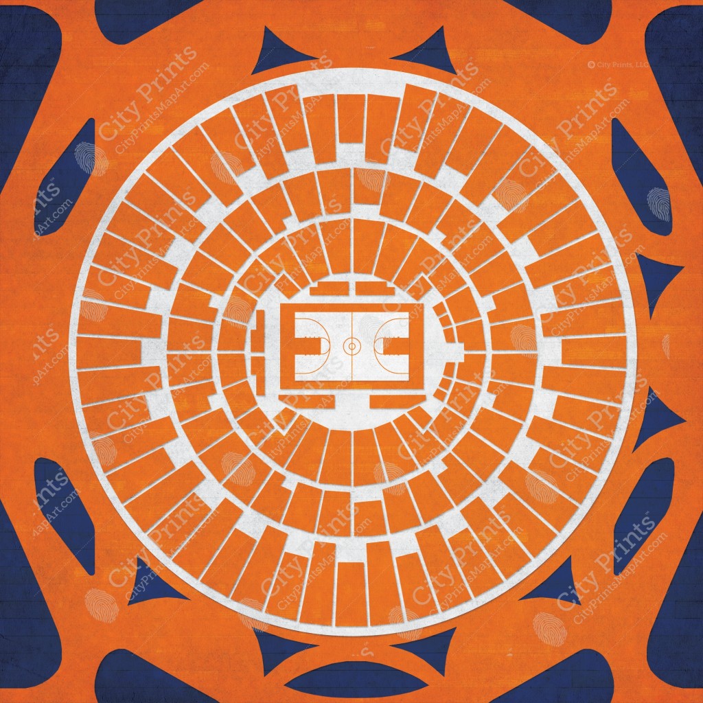 University of Illinois Campus Map Art - City Prints