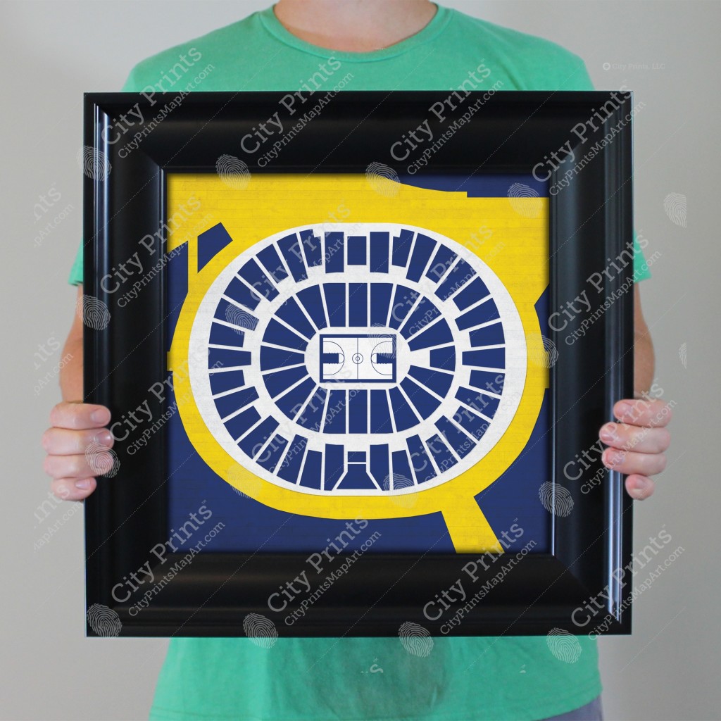 Crisler Arena Map Art - City Prints