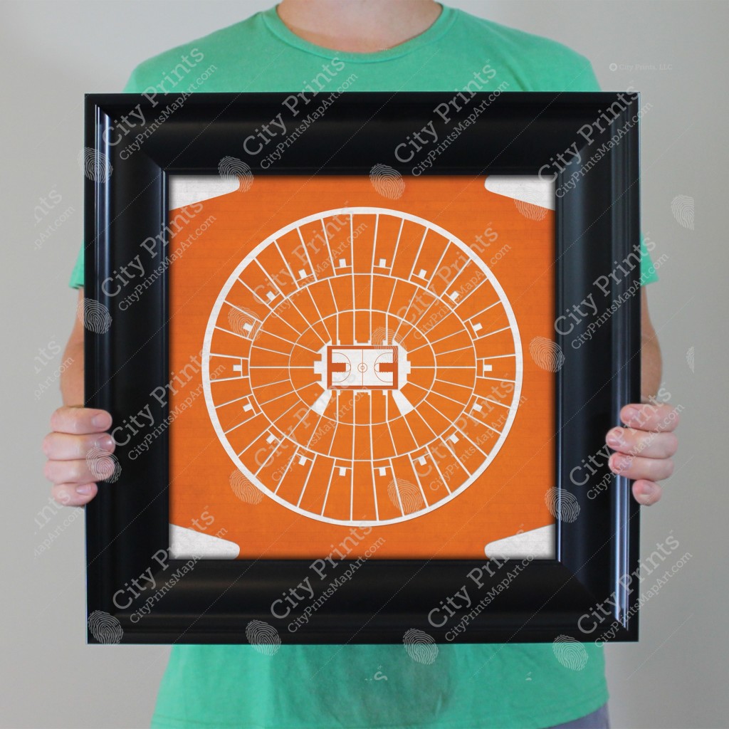 Frank Erwin Center Map Art - City Prints