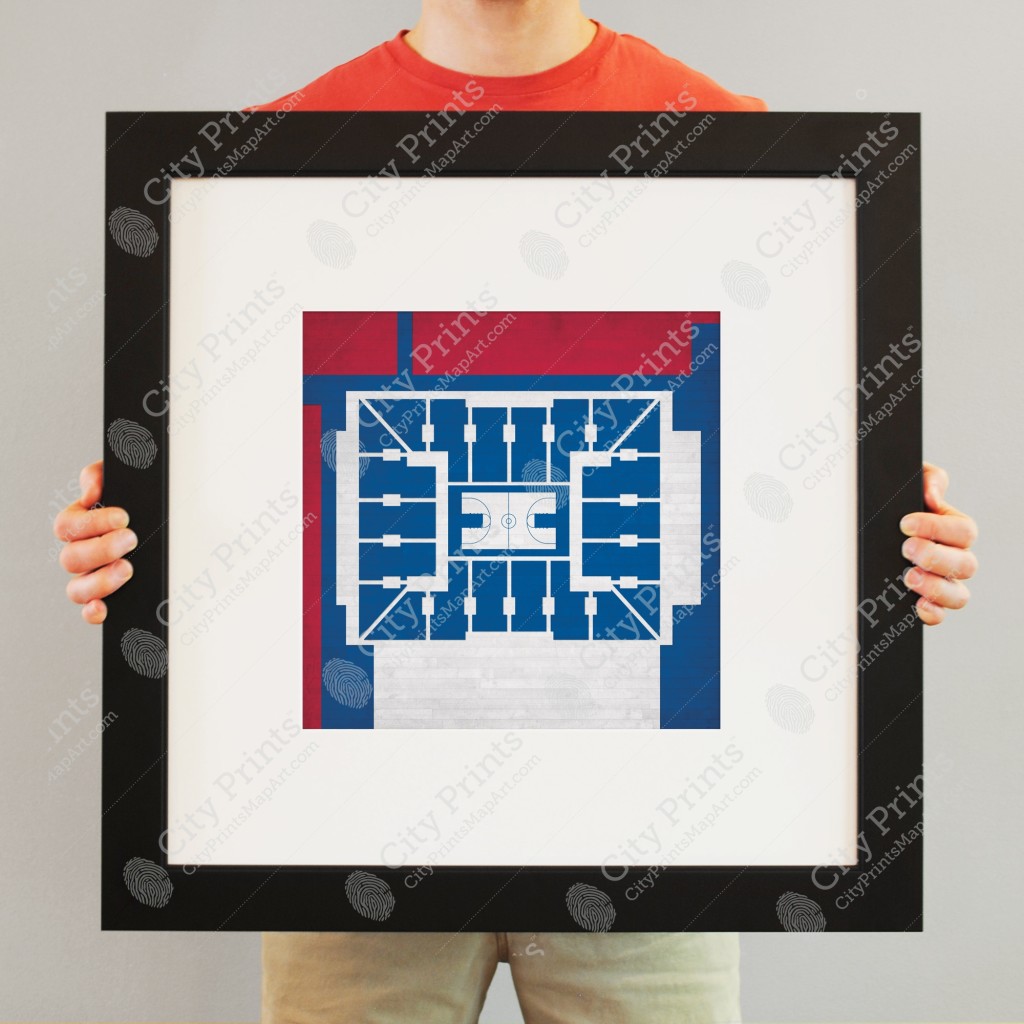 The Palestra Map Art - City Prints