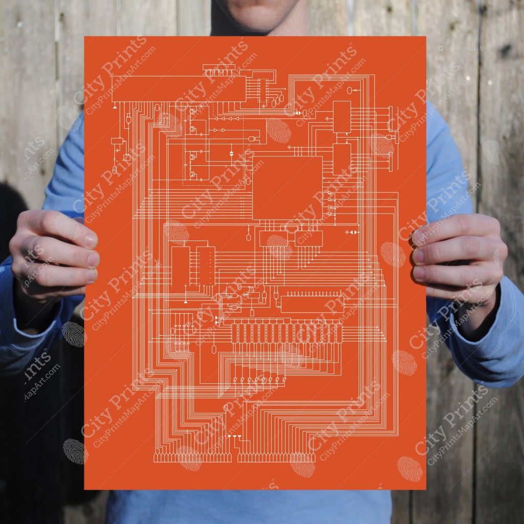 Apple I Computer Schematic - City Prints
