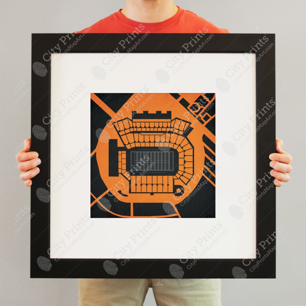 Reser Stadium Map Art - City Prints