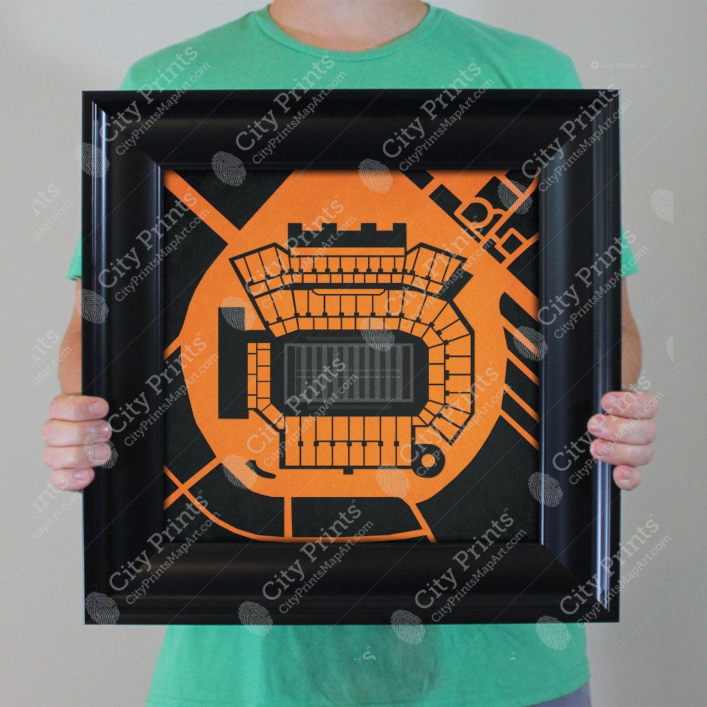 Reser Stadium Map Art - City Prints