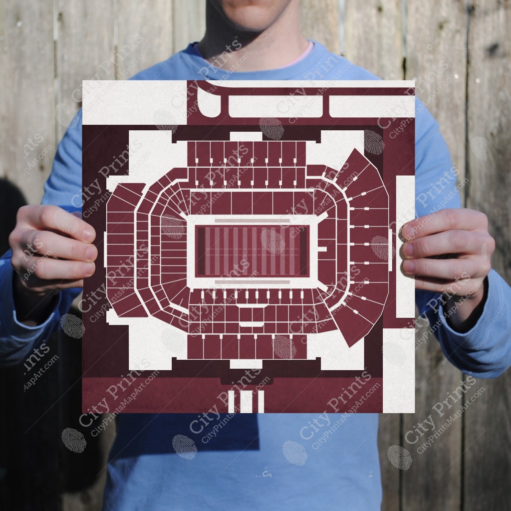 Kyle Field Map Art - City Prints