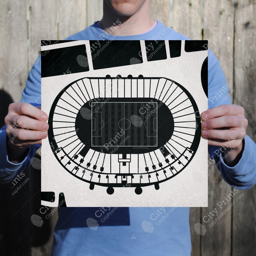 Hampden Park Map Art - City Prints