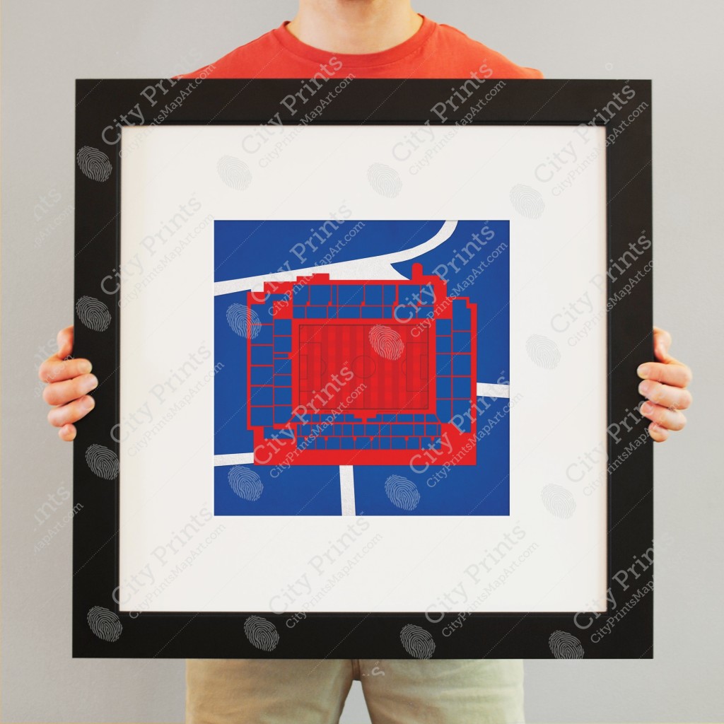 Loftus Road Map Art - City Prints