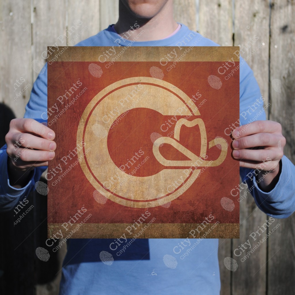 University of Calgary Campus Map Art - City Prints