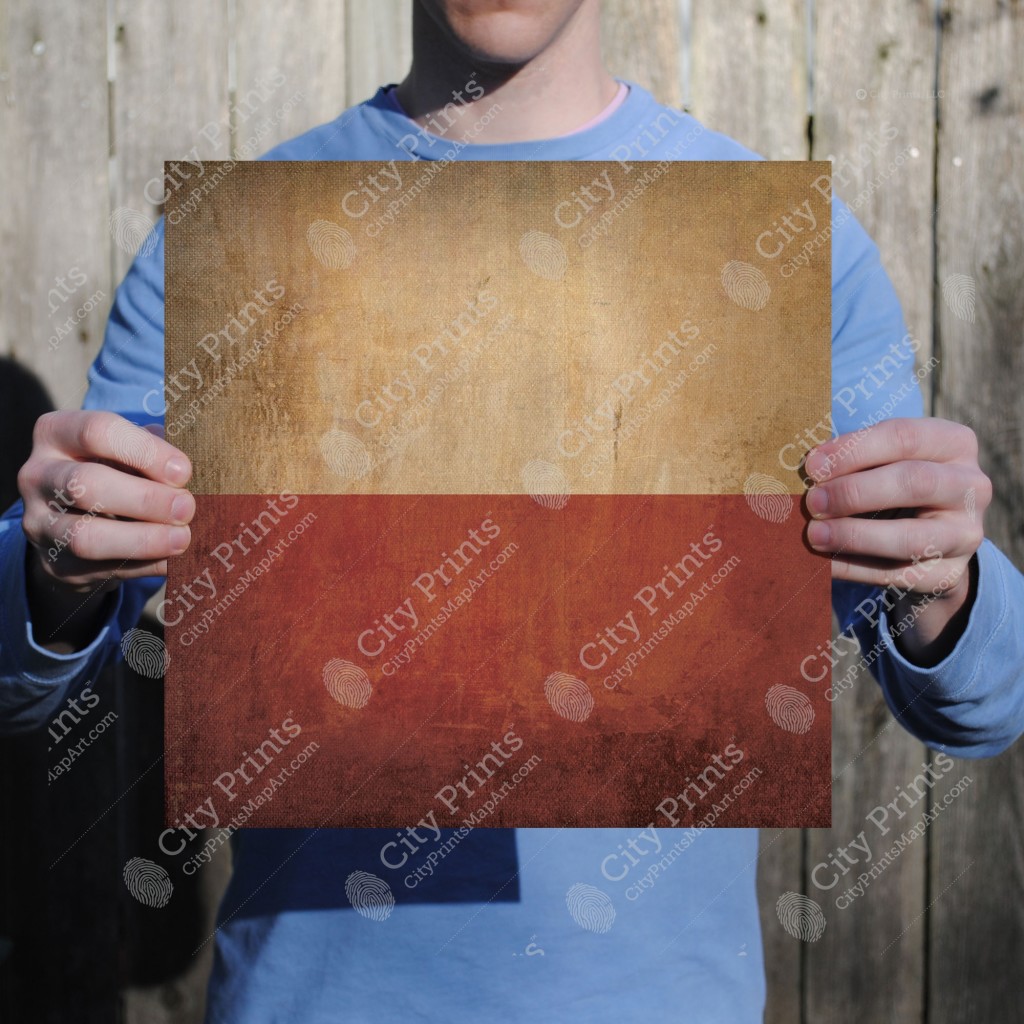 Poland Flag Art - City Prints