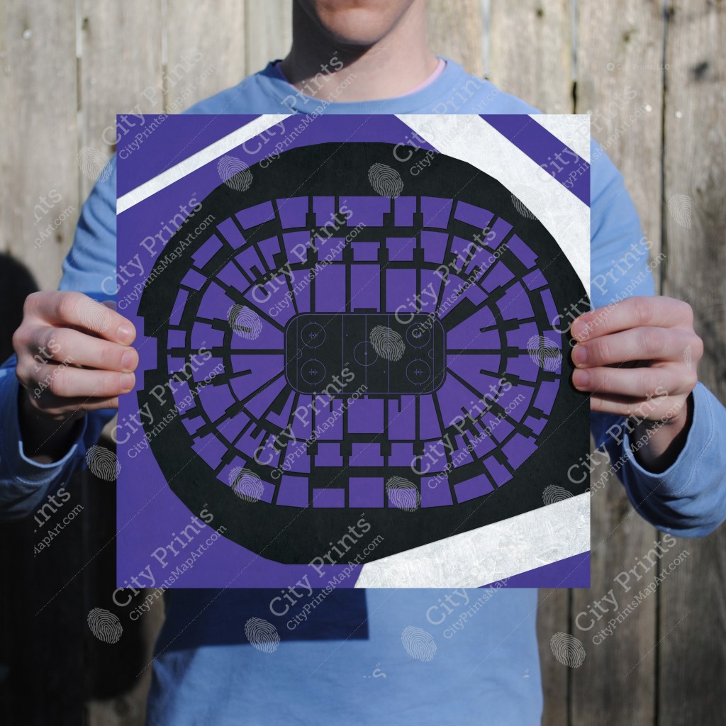 Staples Center Map Art - City Prints