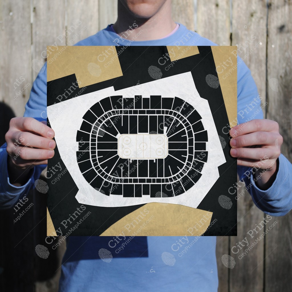 PPG Paints Arena Map Art - City Prints