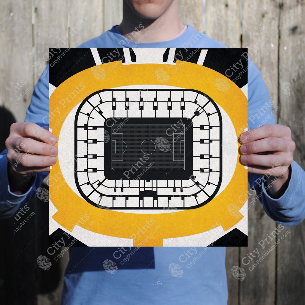 Juventus Stadium Map Art - City Prints