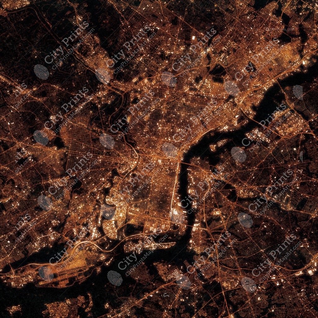 City Prints Map Art | Colleges, Stadiums & Cities