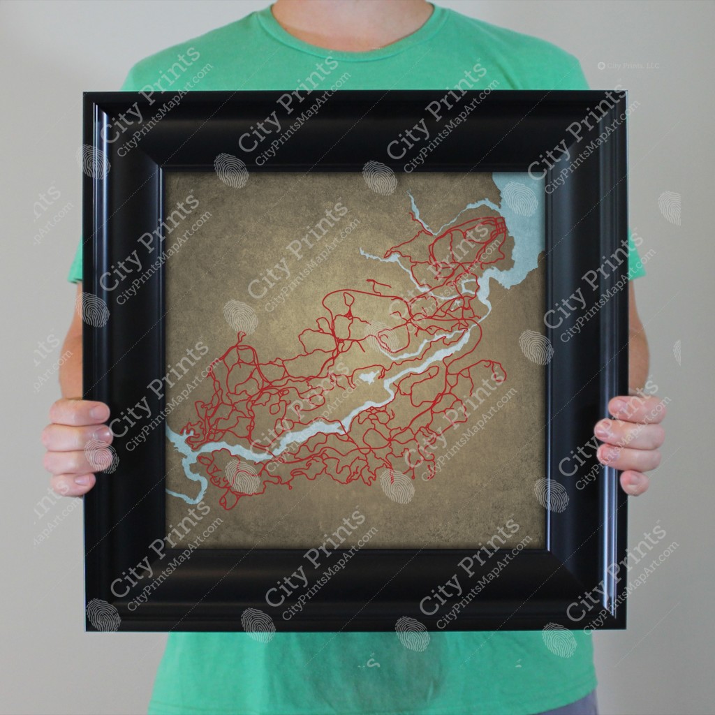 Red Dead Redemption, Rock City Map Art - City Prints