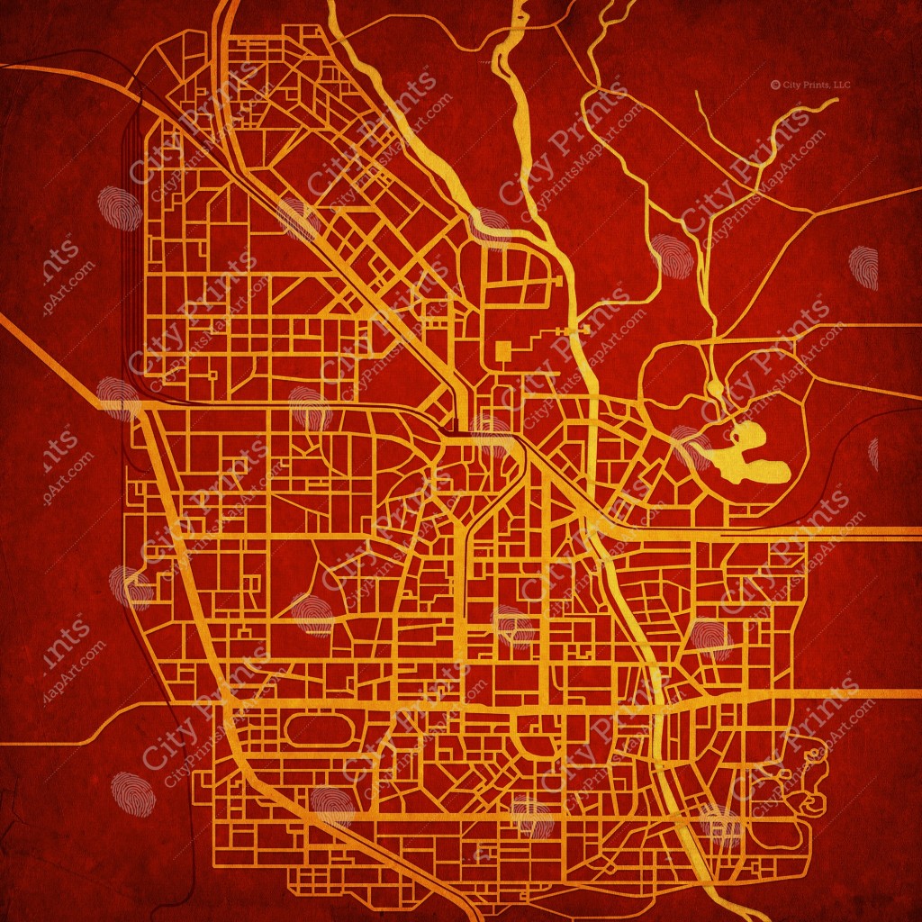 Resident Evil, Raccoon City Map Art - City Prints