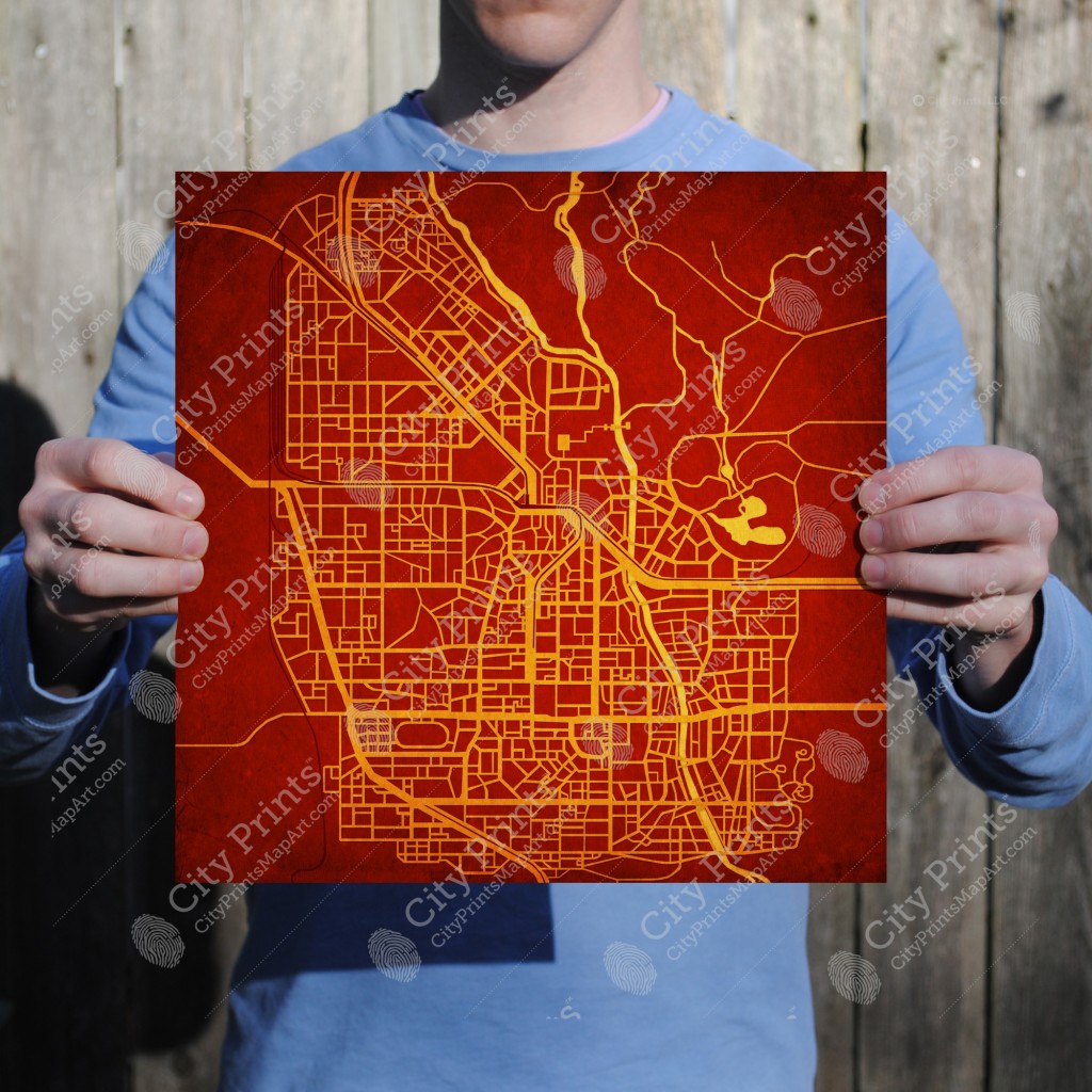 Resident Evil, Raccoon City Map Art - City Prints