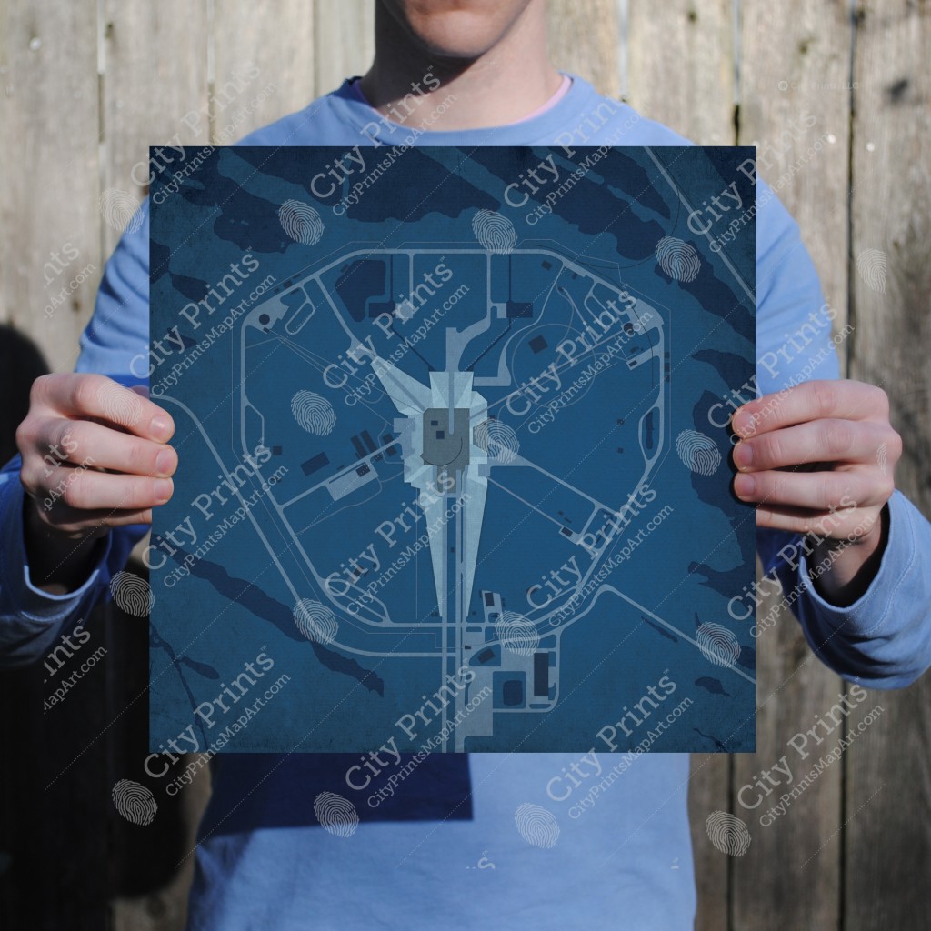 LaunchPad 39-B Mission Map - City Prints