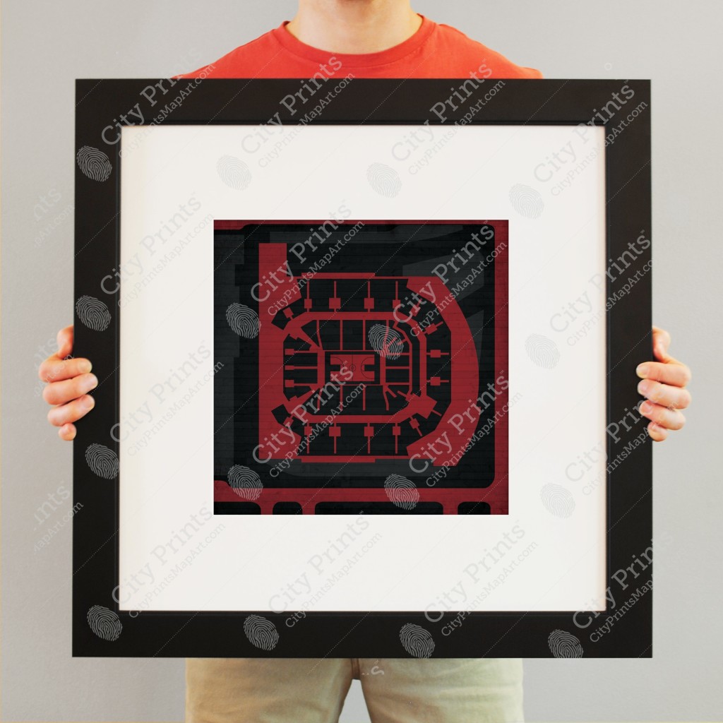 JQH Arena Map Art - City Prints