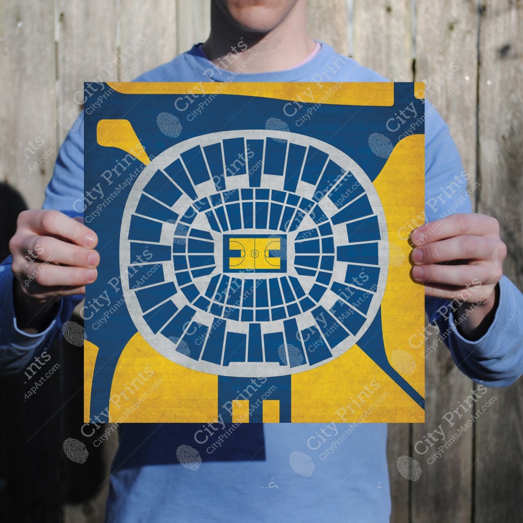 McKenzie Arena Map Art - City Prints