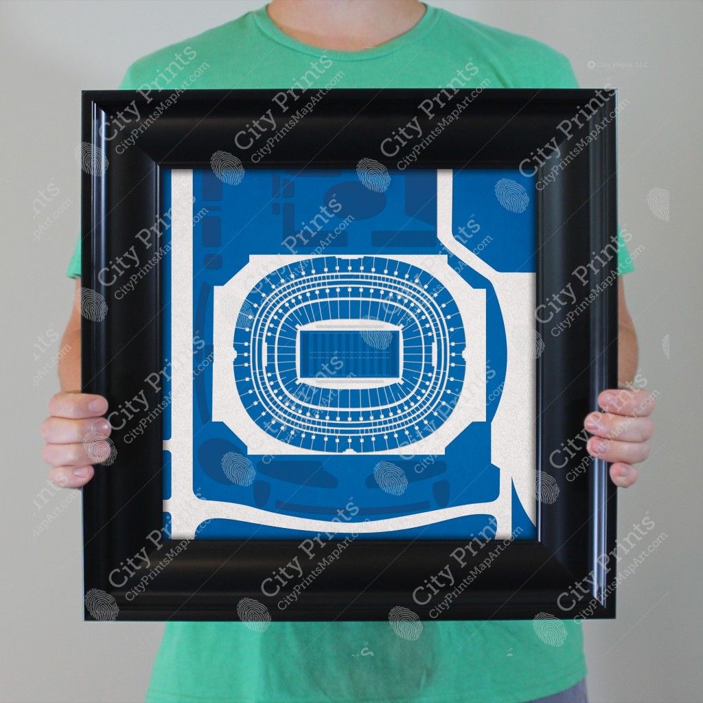 Georgia Dome Map Art - City Prints