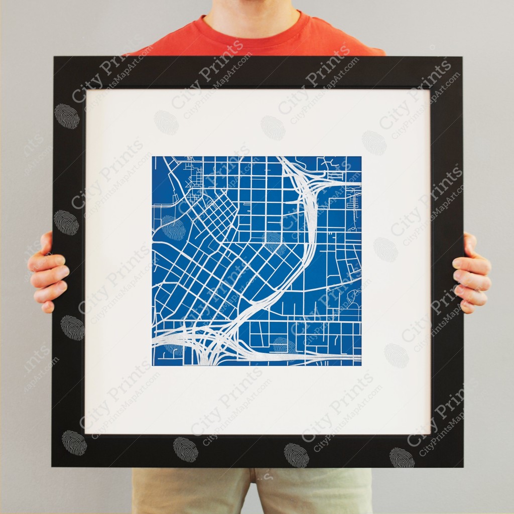 Georgia State University Campus Map Art - City Prints