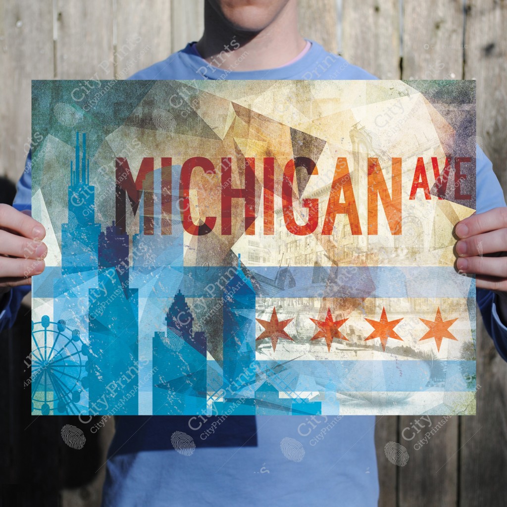 Chicago Elite City Print - City Prints