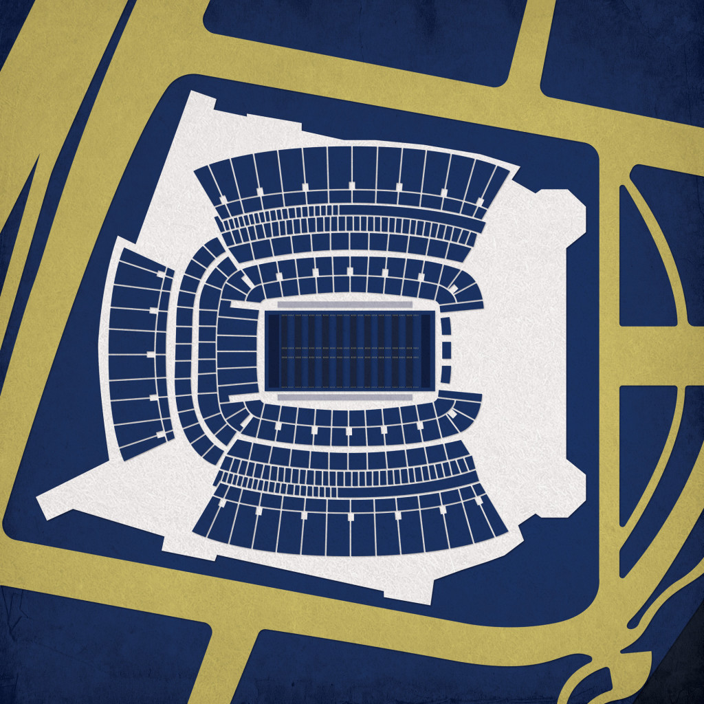 University of Pittsburgh Campus Map Art - City Prints