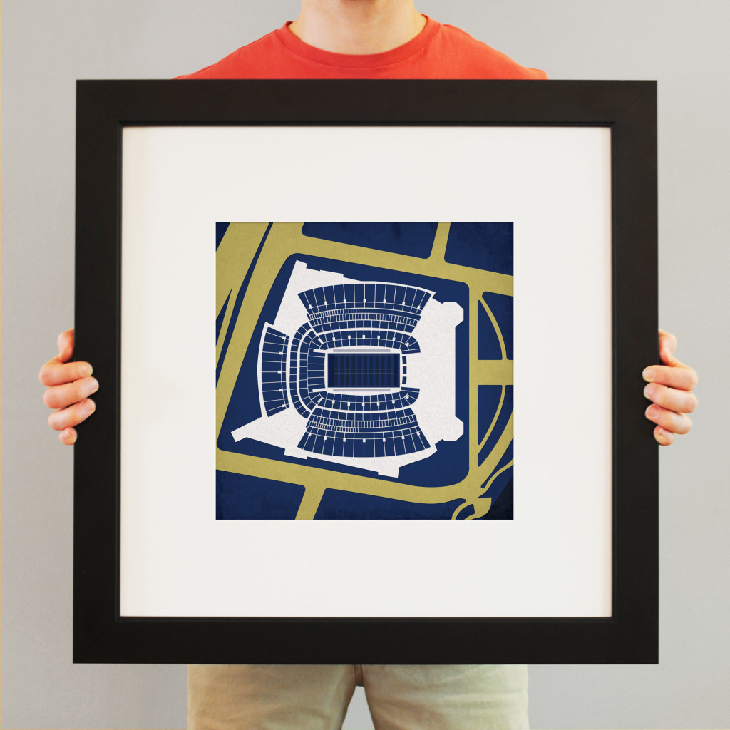 Heinz Field Map Art - City Prints