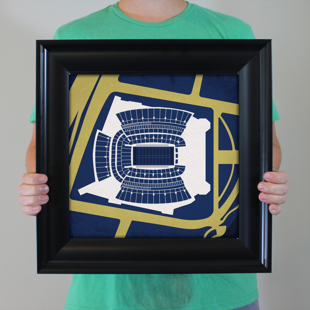 Heinz Field Map Art - City Prints