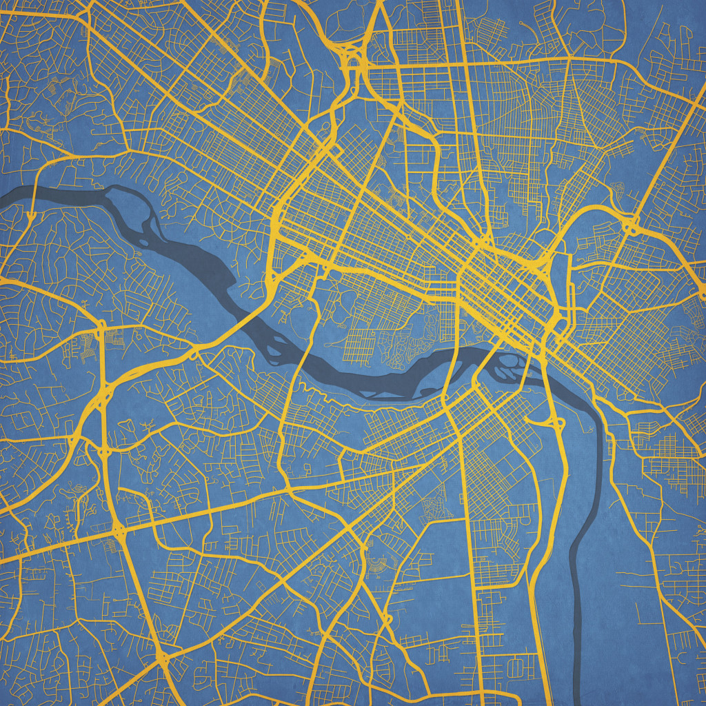 Map Series - City Prints